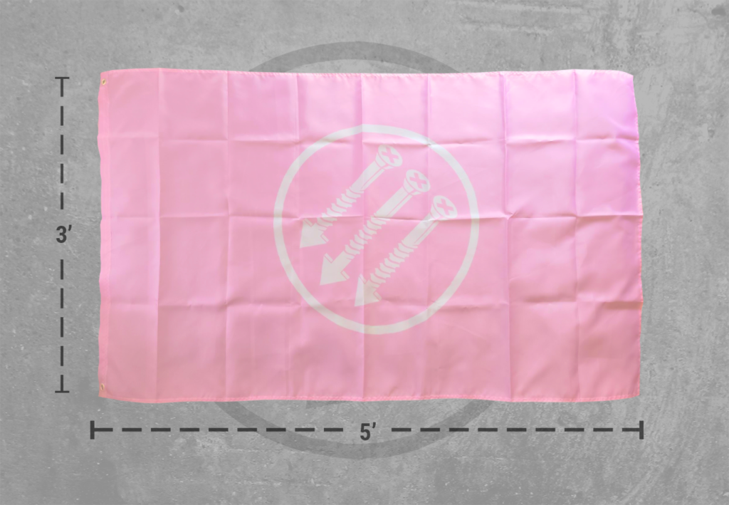 SAFC Logo Pink Flag – Screwston Anti-Fascist Committee
